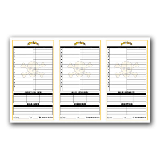 Custom Lineup Cards – Pro Lineup Cards